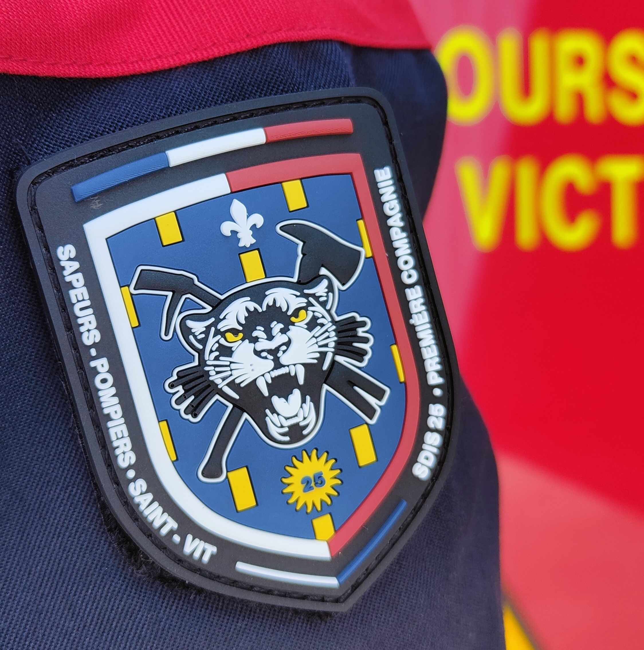 Écusson sapeurs-pompiers Saint-Vit