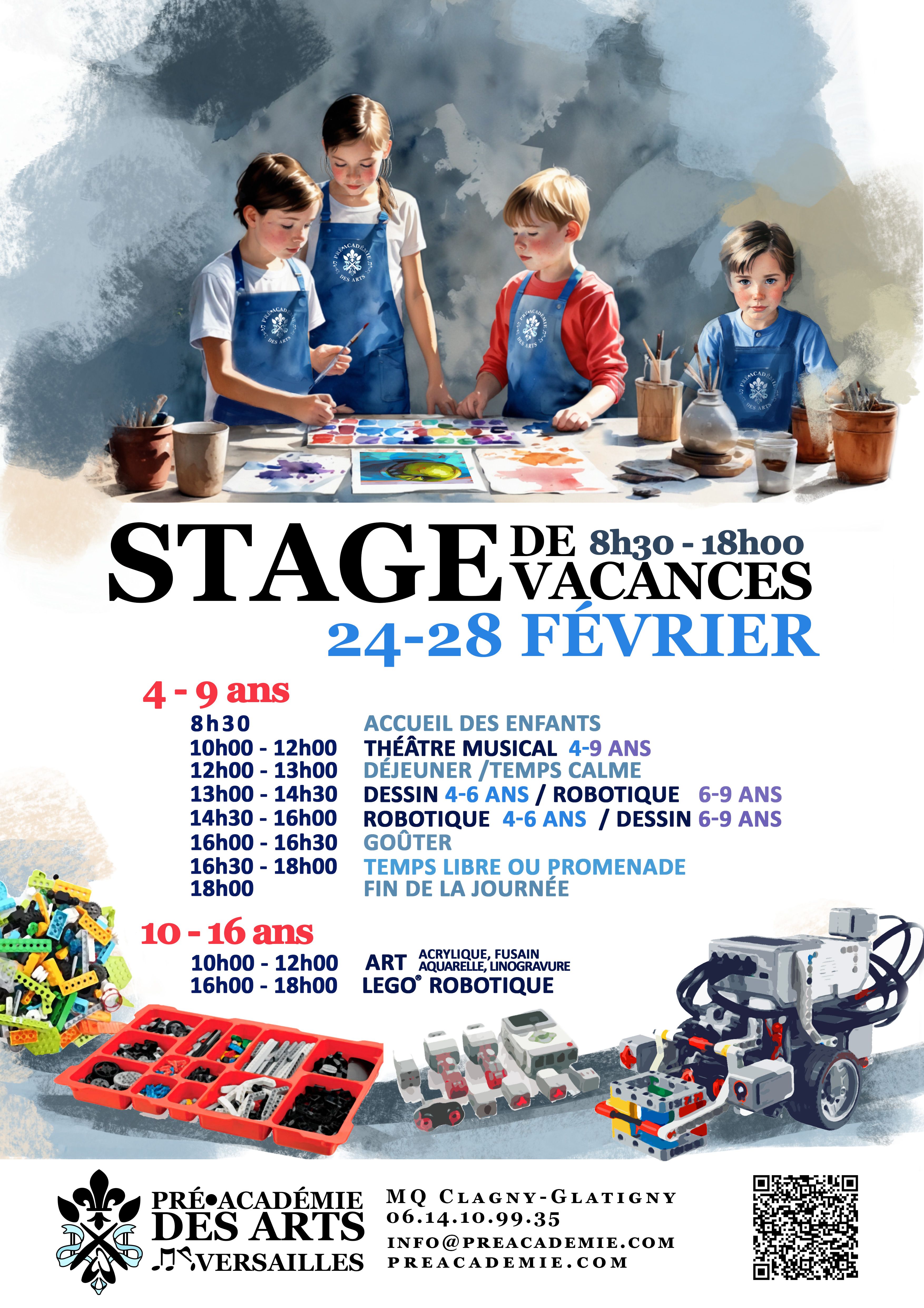 Stage Robotique / stage Artistique 24-28 Février 2025